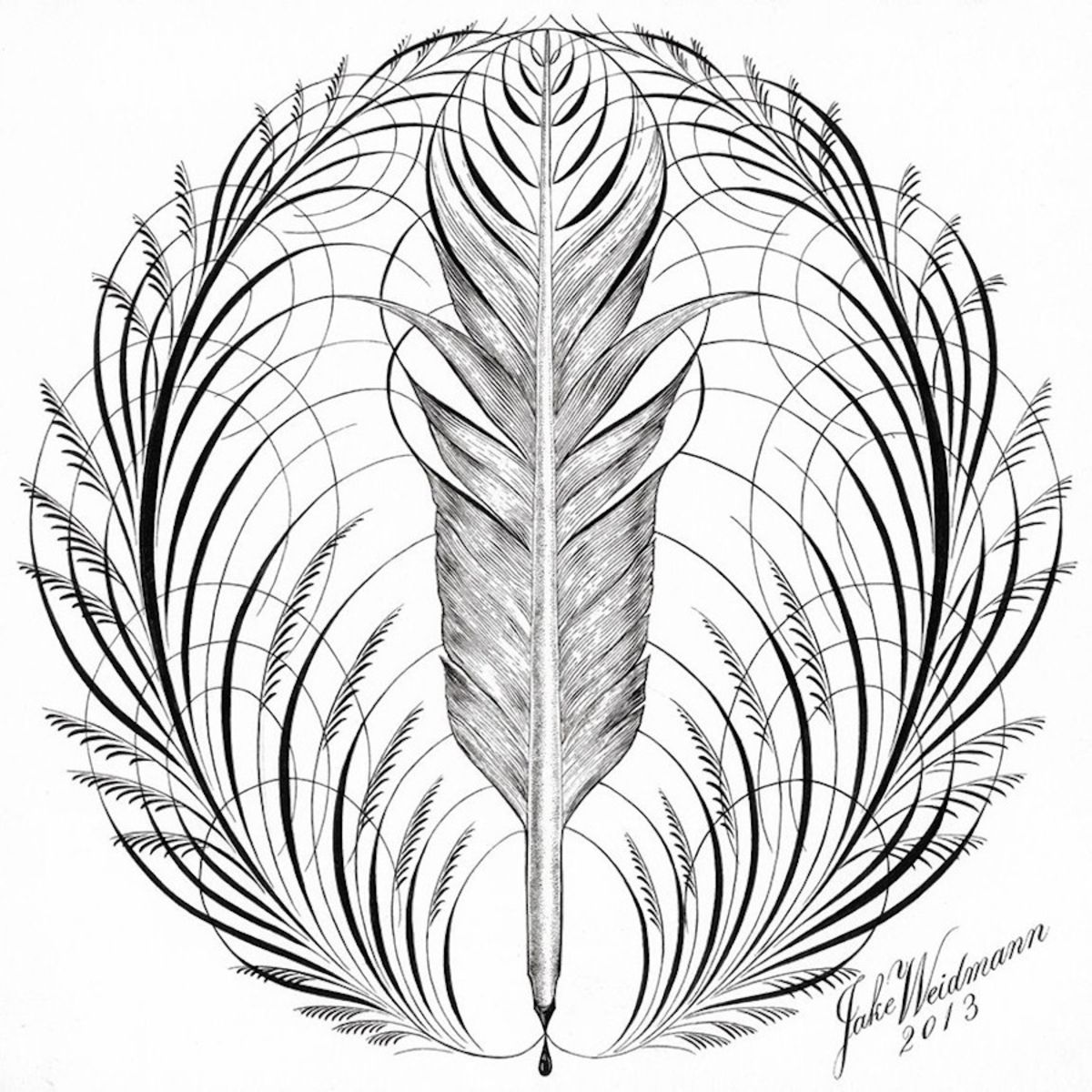 Pencraft: невероятная каллиграфия от Джейка Вейдмана - archidea.com.ua