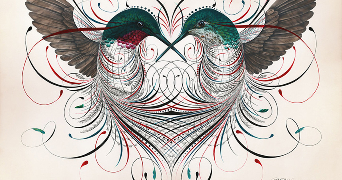 Pencraft: невероятная каллиграфия от Джейка Вейдмана - archidea.com.ua