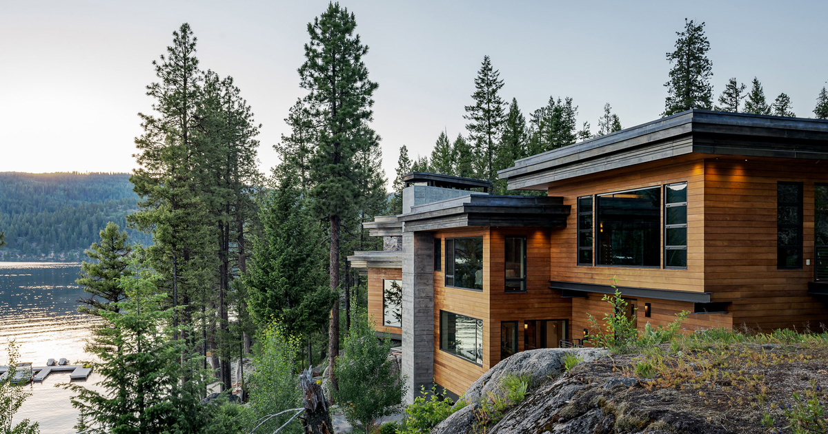 Невероятно уютный дом на краешке горы - archidea.com.ua