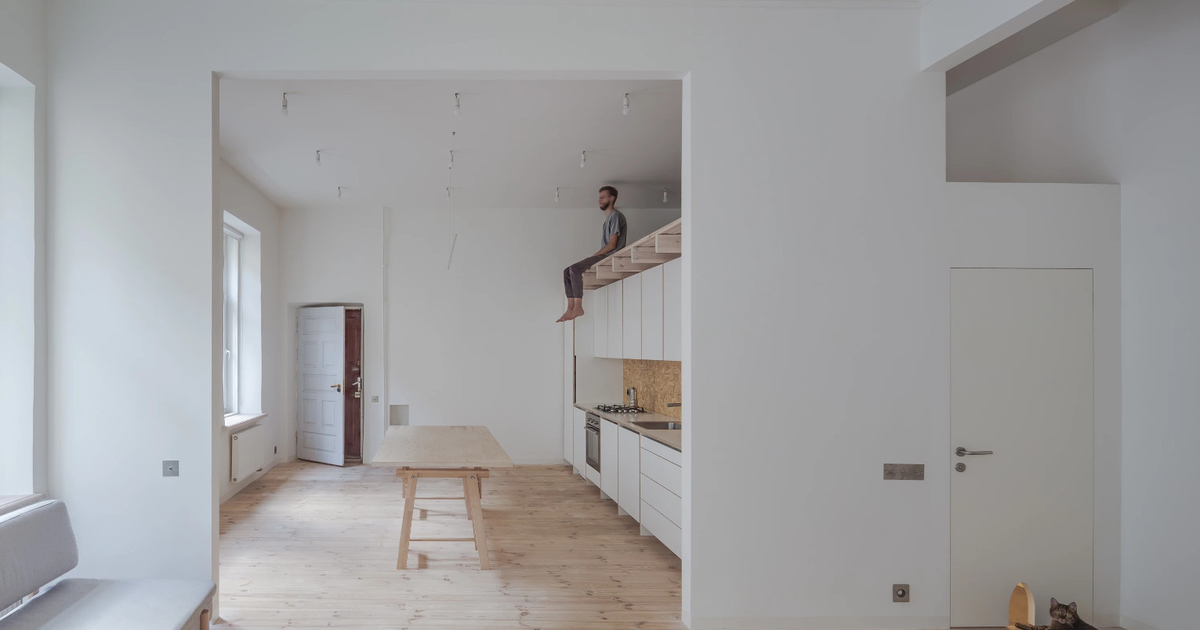 Квартира в Вильнюсе, отрицающая старые устои архитектуры - archidea.com.ua