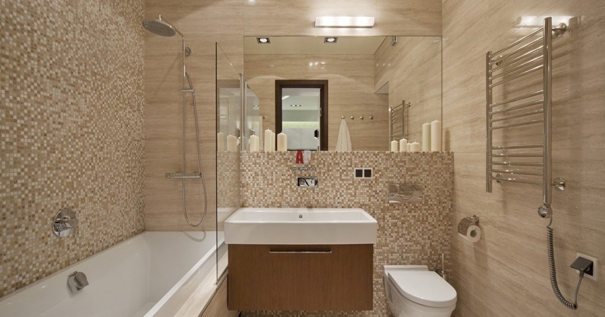 Удачный проект: стильная ванная комната - archidea.com.ua